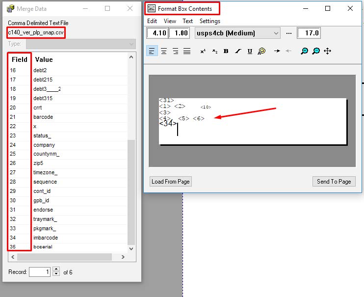 How do you output the Header-Row - Jet Letter
